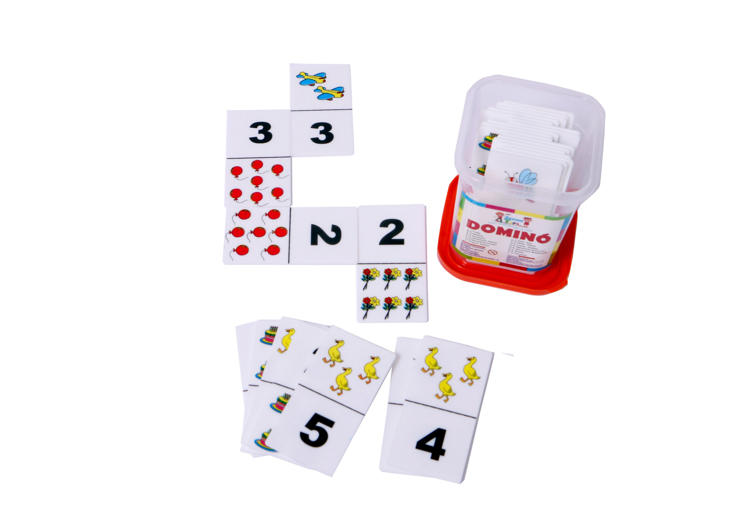 Dominó Figura Número x 28 Pzas - Juegos Didacticos Perú - Educativos ...